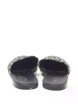 Dior Oblique Canvas Mules