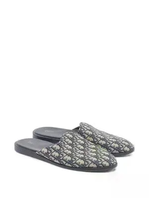 Dior Oblique Canvas Mules