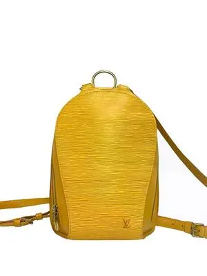 LOUIS VUITTON 1999 Epi Mabillon Backpack - Yellow