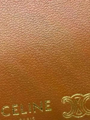 Celine 2000-2026 Leather Trio Flap Shoulder Bag