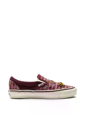 VANS Premium Classic Charm-embellished Sneakers - Pink