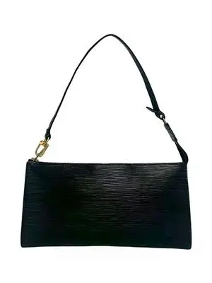 LOUIS VUITTON 1997 Epi Pochette Accessoires Shoulder Bag - Black
