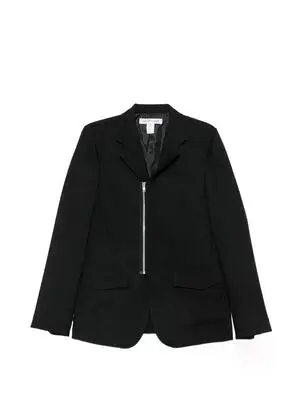 Comme Des Garçons Zip-fastening Blazer - Black