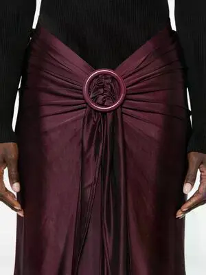 Rabanne Ring Detail Maxi Skirt