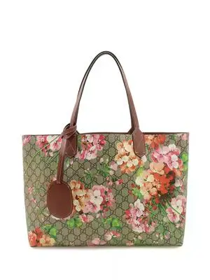 Gucci 2000-2015 Gg Supreme Blooms Reversible Tote Bag - Neutrals