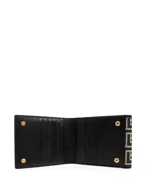 Balmain Monogram Canvas Wallet