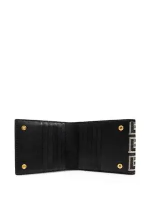 Balmain Monogram Canvas Wallet