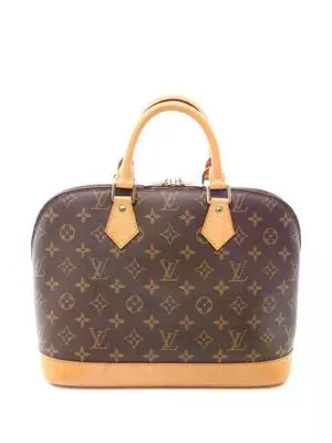 LOUIS VUITTON 2003 Monogram Alma Pm Handbag - Brown