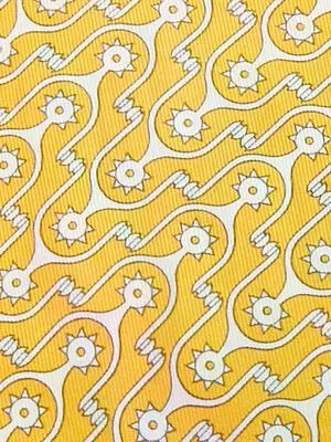Hermès Geometric-print Tie