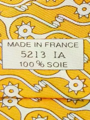 Hermès Geometric-print Tie
