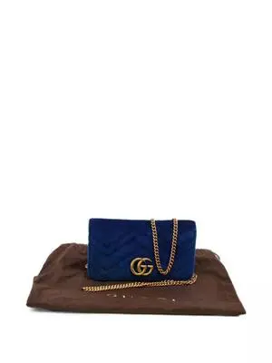 Gucci Marmont Chevron-quilted Shoulder Bag