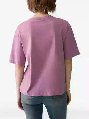 Liu Jo Jersey T-shirt With Jewel Embroidery