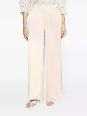 BETTY BARCLAY Marlene Satin-finish Wide-leg Trousers