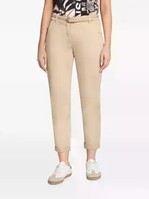 BETTY BARCLAY Belted Turned-up Trousers