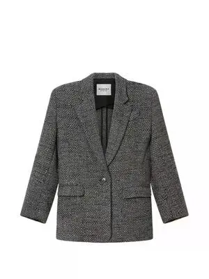 MARANT ETOILE Parly Jacket Charcoal Herringbone - Grey
