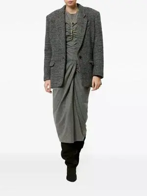 MARANT ETOILE Parly Jacket Charcoal Herringbone