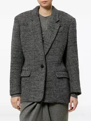 MARANT ETOILE Parly Jacket Charcoal Herringbone