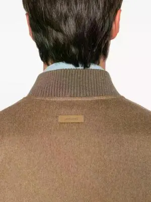 LARDINI Ribbed-trim Zip-fastening Jacket