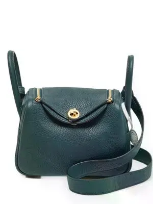 Hermès Mini Lindy Shoulder Bag - Green