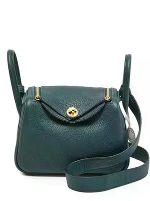 Hermès Mini Lindy Shoulder Bag - Green