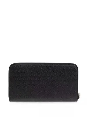 FERRAGAMO Logo-embossed Leather Wallet - Black