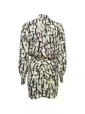 Elisabetta Franchi Printed Long Sleeve Dress