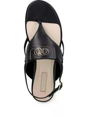 Liu Jo Logo-plaque Buckled-strap Sandals