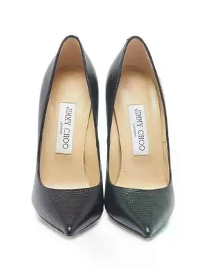 JIMMY CHOO Anouk Lizard-embossed Pumps