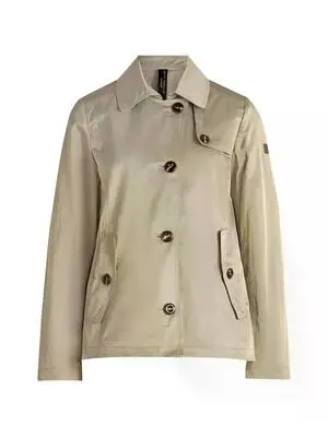 BETTY BARCLAY Button-down Collared Coat - Brown
