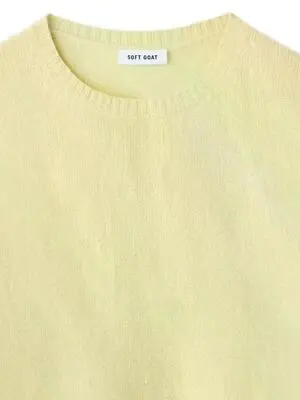 Soft Goat Short-sleeve Knitted Sweater