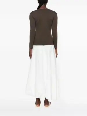 TOTEME V-neck Long-sleeve Sweater