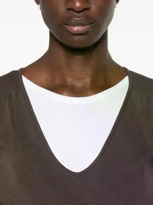 TOTEME V-neck Long-sleeve Sweater - Brown