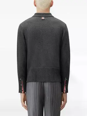 Thom Browne 4-bar Polo Shirt - Grey