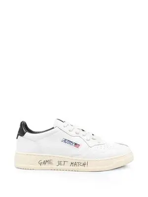 AUTRY Medalist Slogan-print Sneakers - White