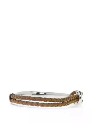 FERRAGAMO Gancini Braided Bracelet