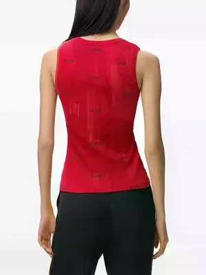 Loewe Ribbed Knit Logo Tank Top