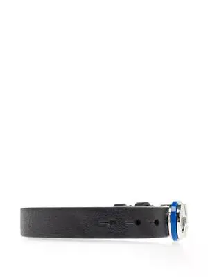FERRAGAMO Gancini Buckle Calf Leather Bracelet