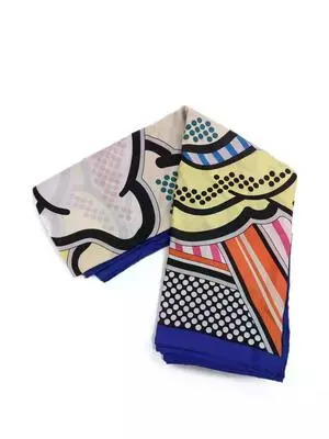 Hermès Pégase Pop Silk Scarf