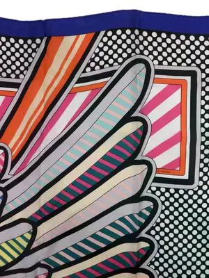 Hermès Pégase Pop Silk Scarf