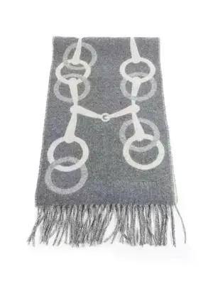 Hermès Cashmere Scarf - Grey