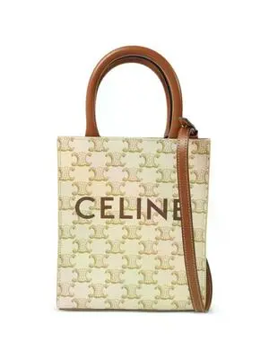 Celine Triomphe Tote Bag - White