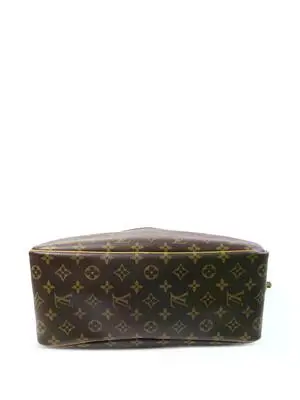 LOUIS VUITTON Monogram Canvas Deauville Duffle Bag - Brown