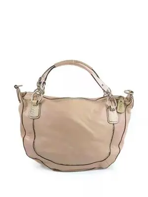 COACH VINTAGE Embossed-leather Shoulder Bag