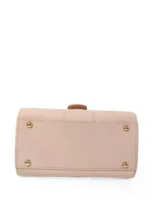 Delvaux Mini Brillant Leather Shoulder Bag - Pink