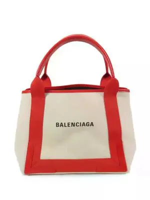 Balenciaga Cabas Tote Bag - Neutrals
