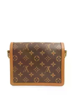 LOUIS VUITTON Mini Dauphine Monogram Reverse Shoulder Bag - Brown
