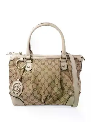 Gucci Gg Canvas Tote Bag - Neutrals