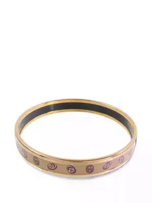 Hermès Enamel Funny Ice Cream Motif Bangle