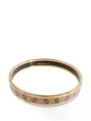 Hermès Enamel Funny Ice Cream Motif Bangle