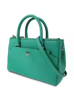 Mcm Leather Tote Bag